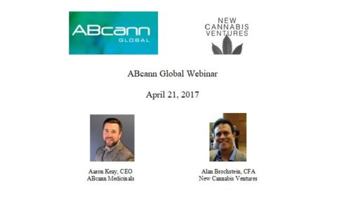 Exclusive Webinar with ABcann Global CEO Aaron Keay – New Cannabis Ventures